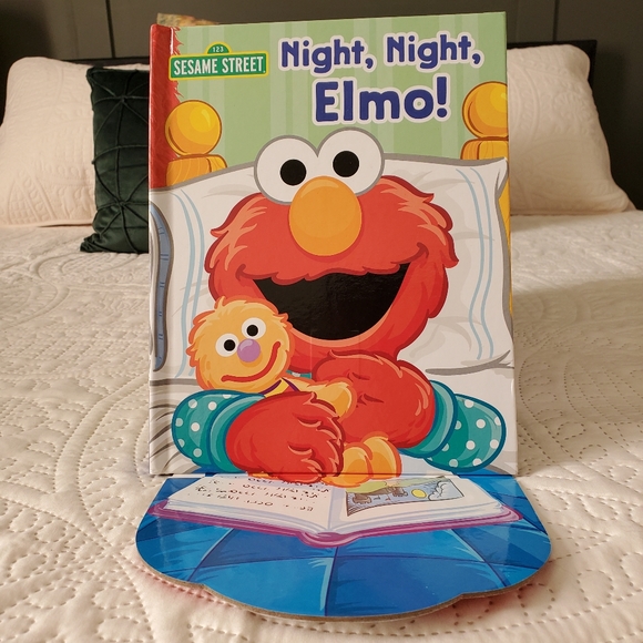 Sesame Street | Other | Night Night Elmo Hardcover Peekaboo Book | Poshmark